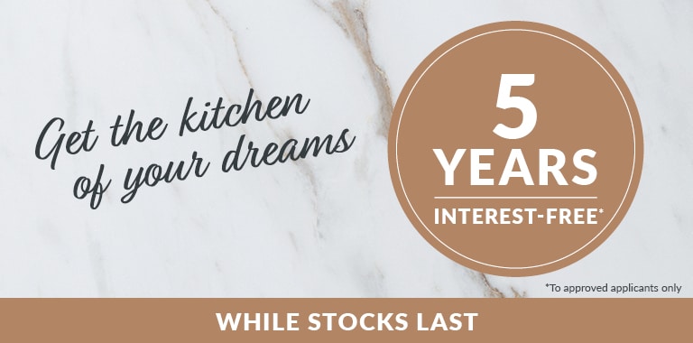 5 Years Interest Free - Kitchen Connection