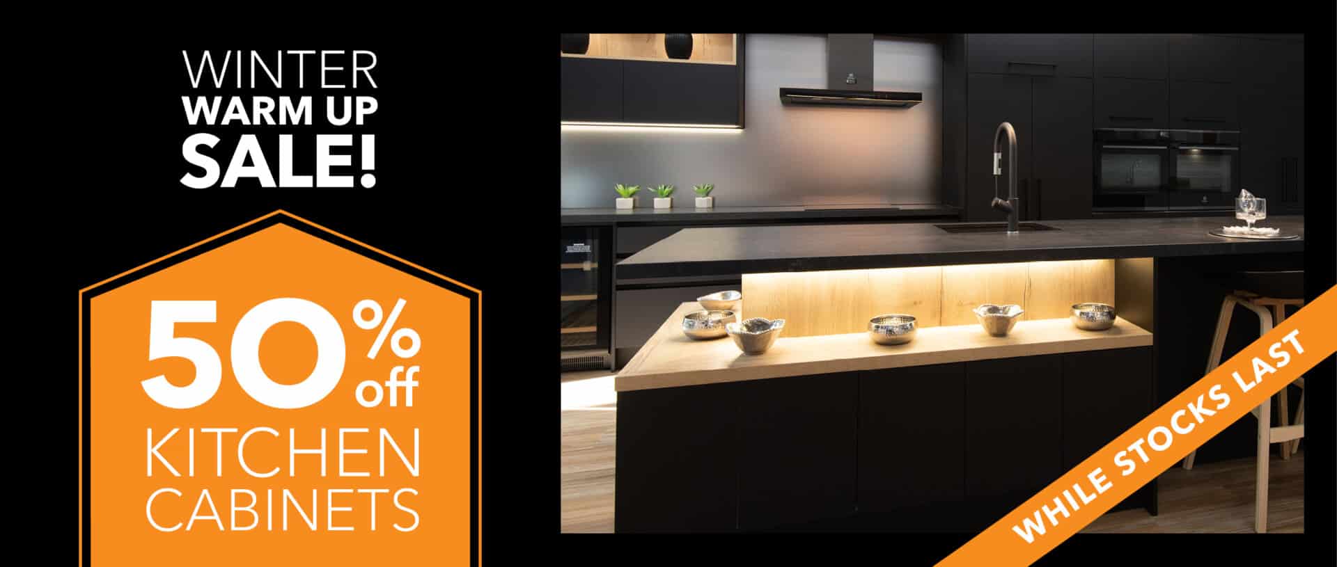 Winter Warmup Sale - 50% Off Kitchen Cabinets - Kitchen Connection